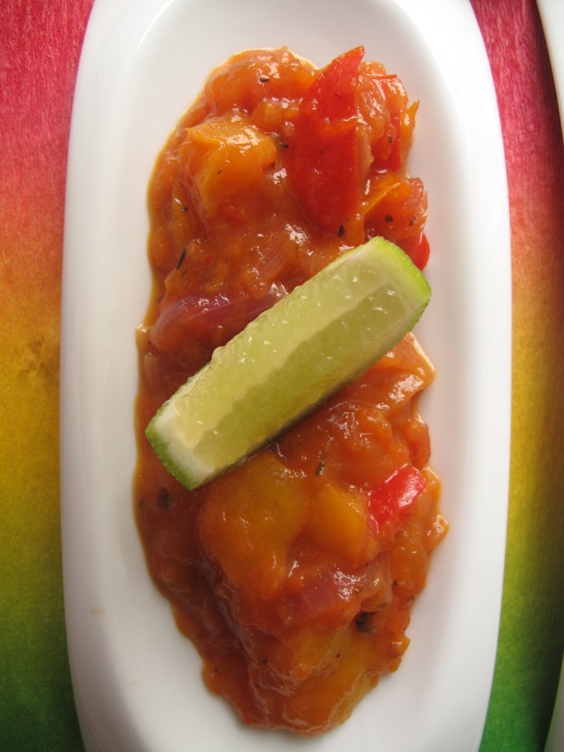 Caribbean Mango Sauce - Kitchen Butterfly