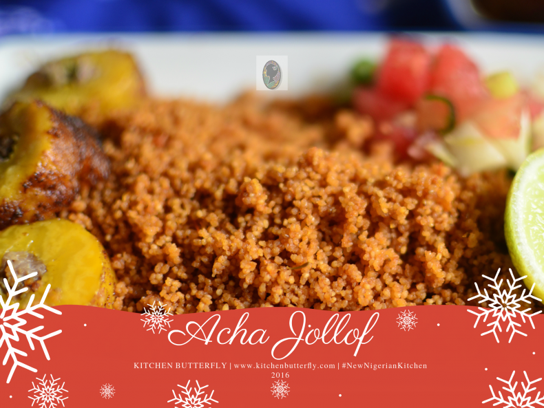 New Nigerian Christmas Jollof #1: Acha Jollof/ Fonio Jollof - Kitchen ...